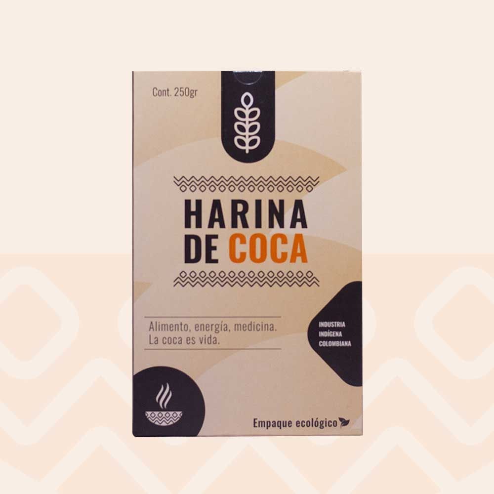 Harina de hoja de coca en caja de 250 G - Productos exóticos